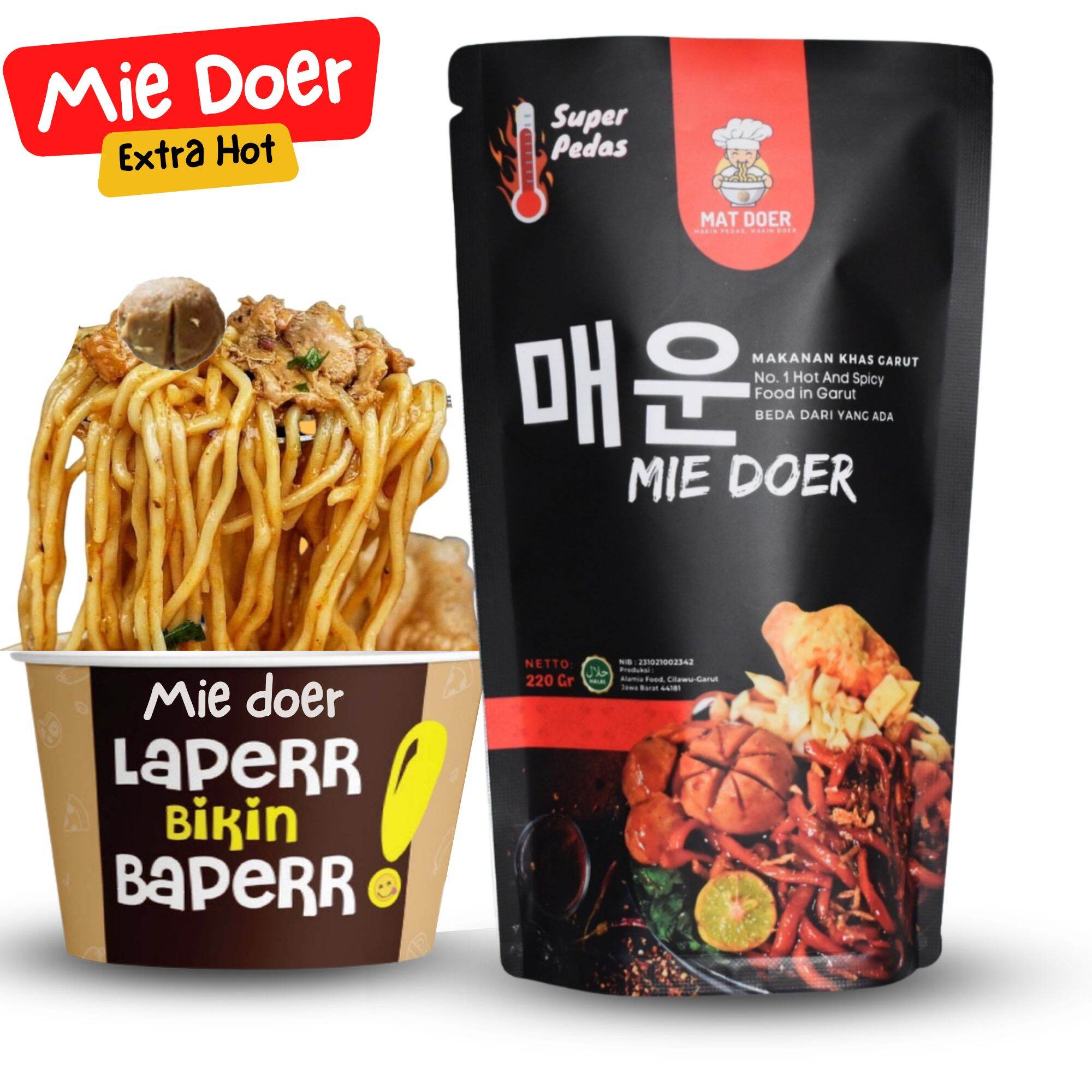 Mie Doer, new Street Food Garut, Terpedas no. 1 di Garut. dengan Cabai ...