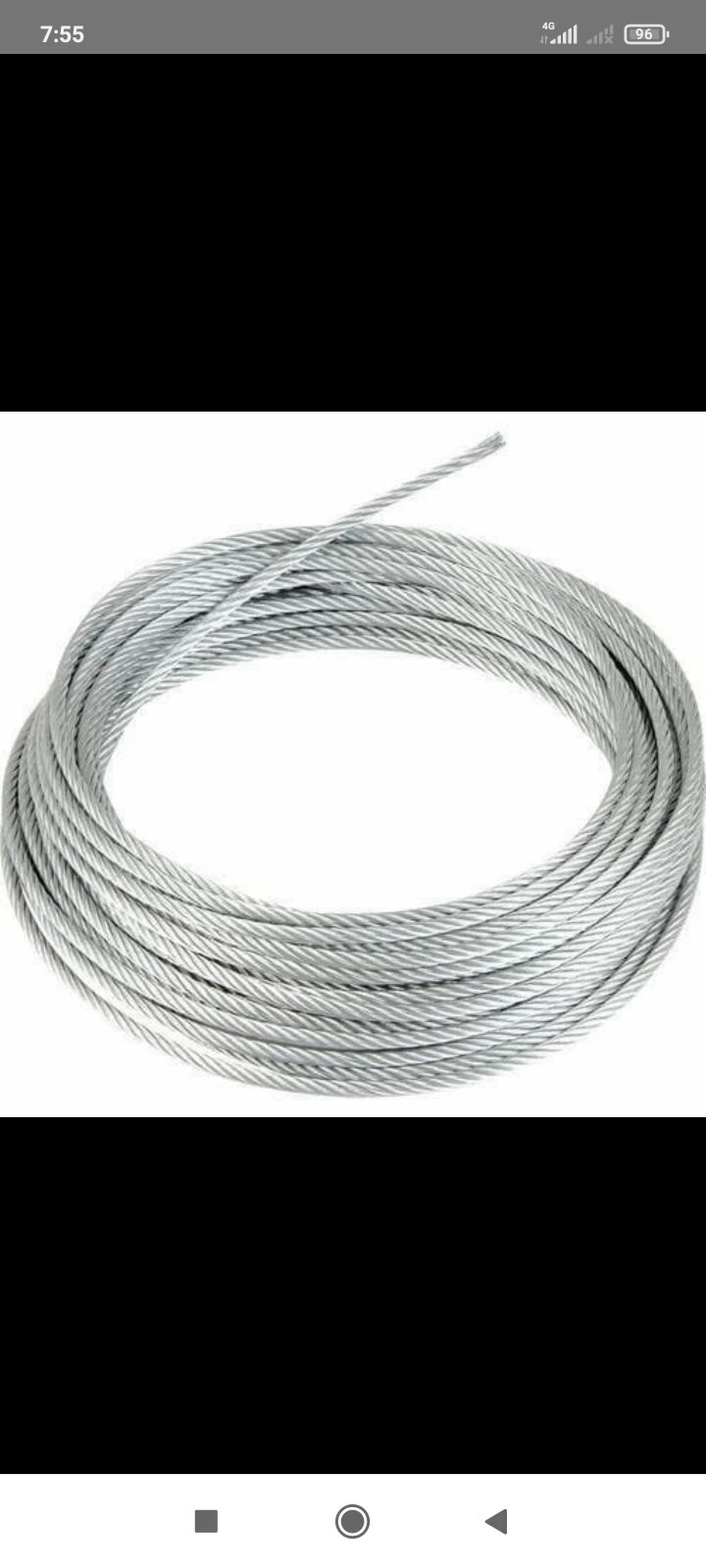 kawat seling galvanis 4mm x 110 meter | Lazada Indonesia