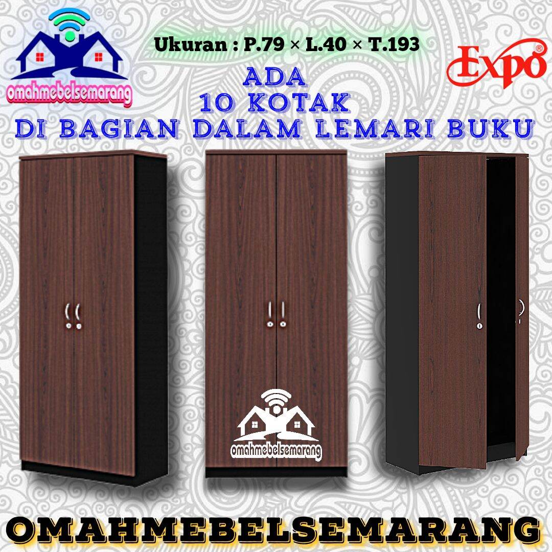 Lemari Rak Buku EXPO MTB3181 Almari File Book Cabinet Minimalis modern ...
