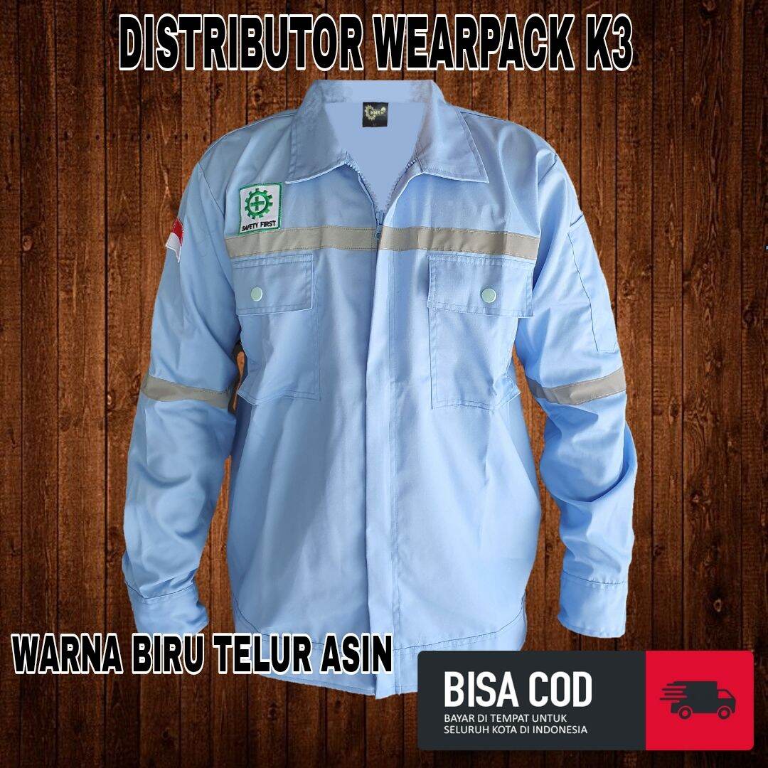 Baju Kerja Proyek APD K3/ Wearpack Safety Atasan / Perlengkapn Kerja ...