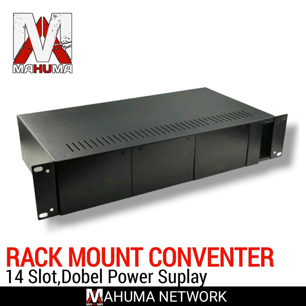 Rack Mount Rak Media Converter Fiber Optik Sudah Ada Power Supply ...