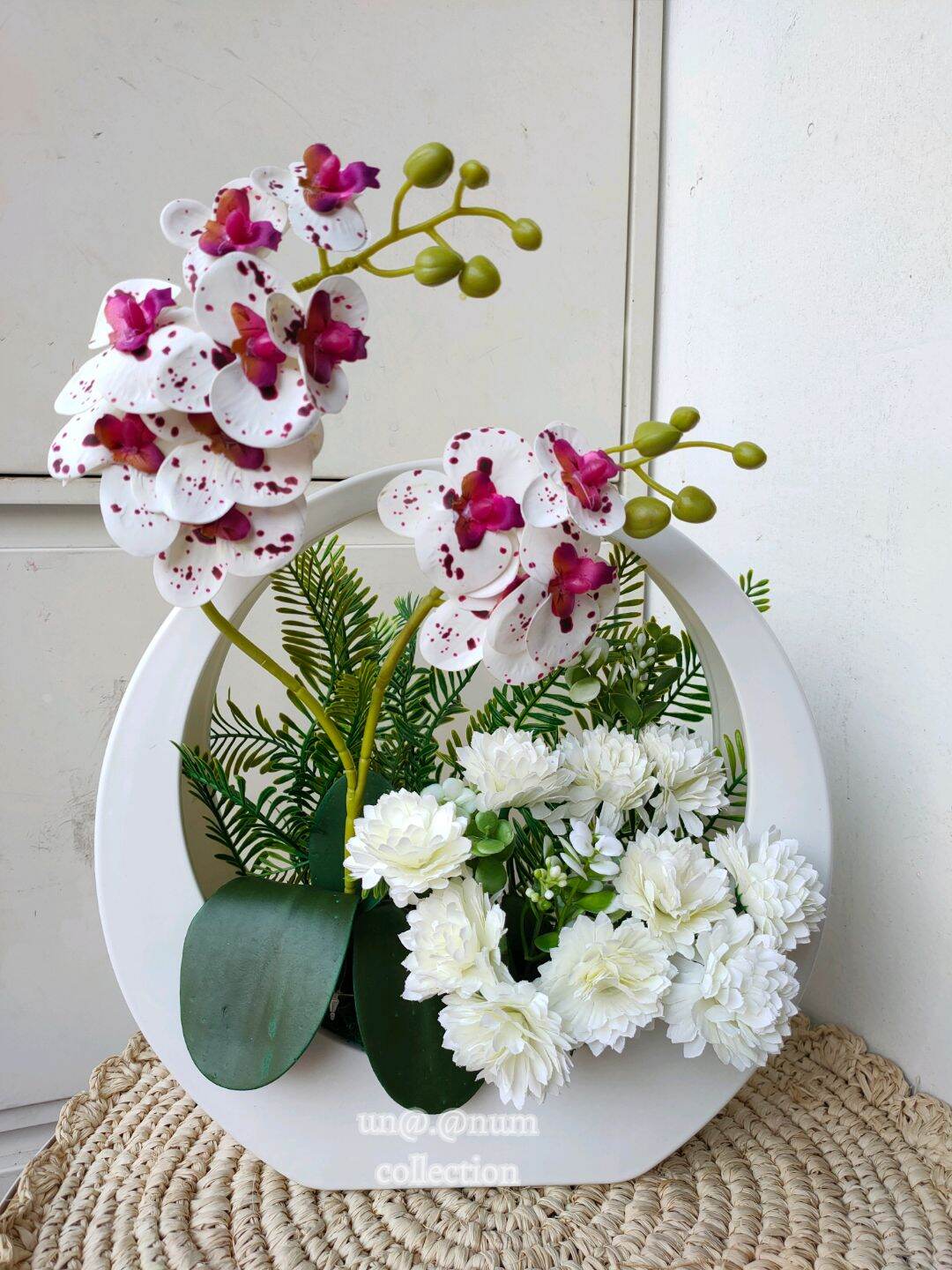 bunga anggrek vas lingkar dinding | Lazada Indonesia