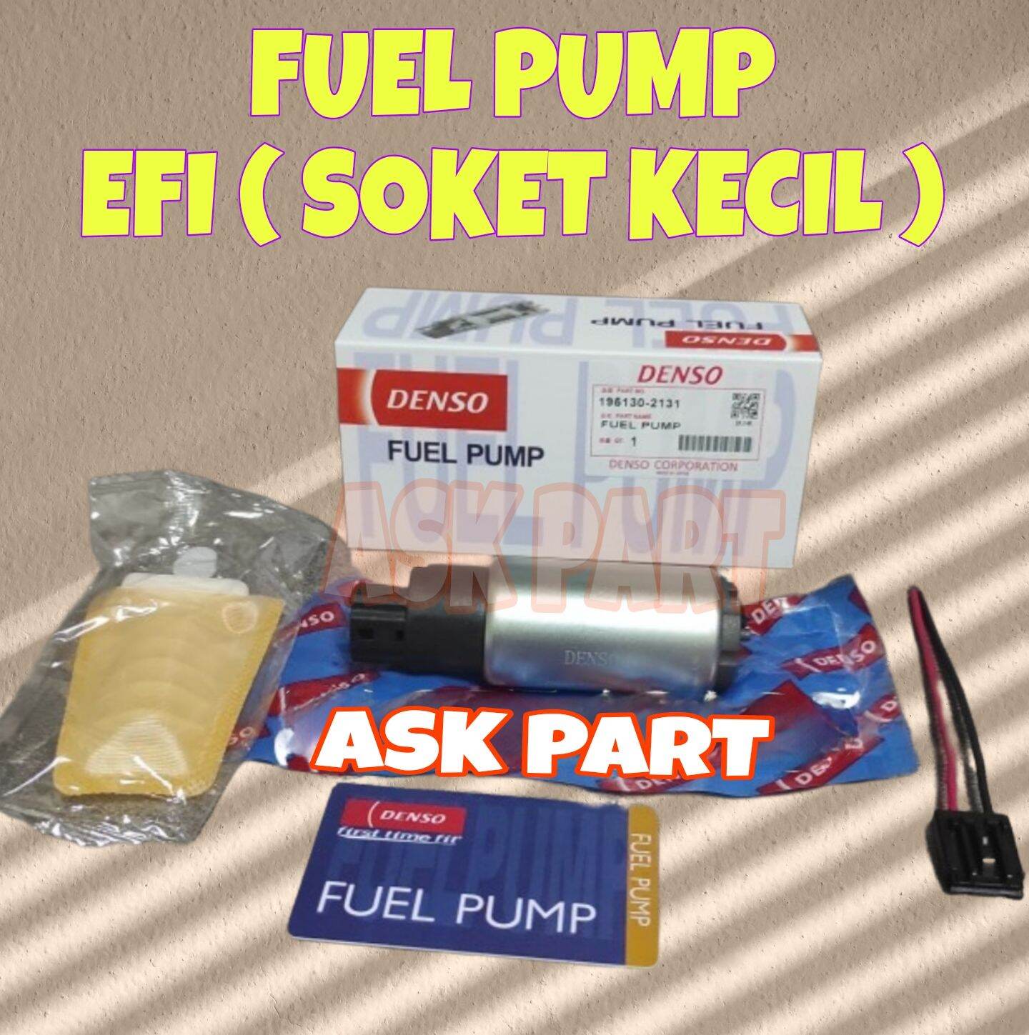 FUEL PUMP FUELPUMP ROTAK POMPA BENSIN SOKET KECIL DENSO HKT GIP 502 ...