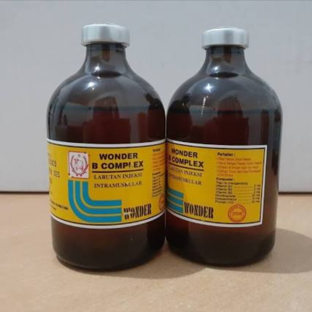 B Complex Wonder 100 ml Injeksi Vitamin B kompleks Sapi Kambing Babi ...