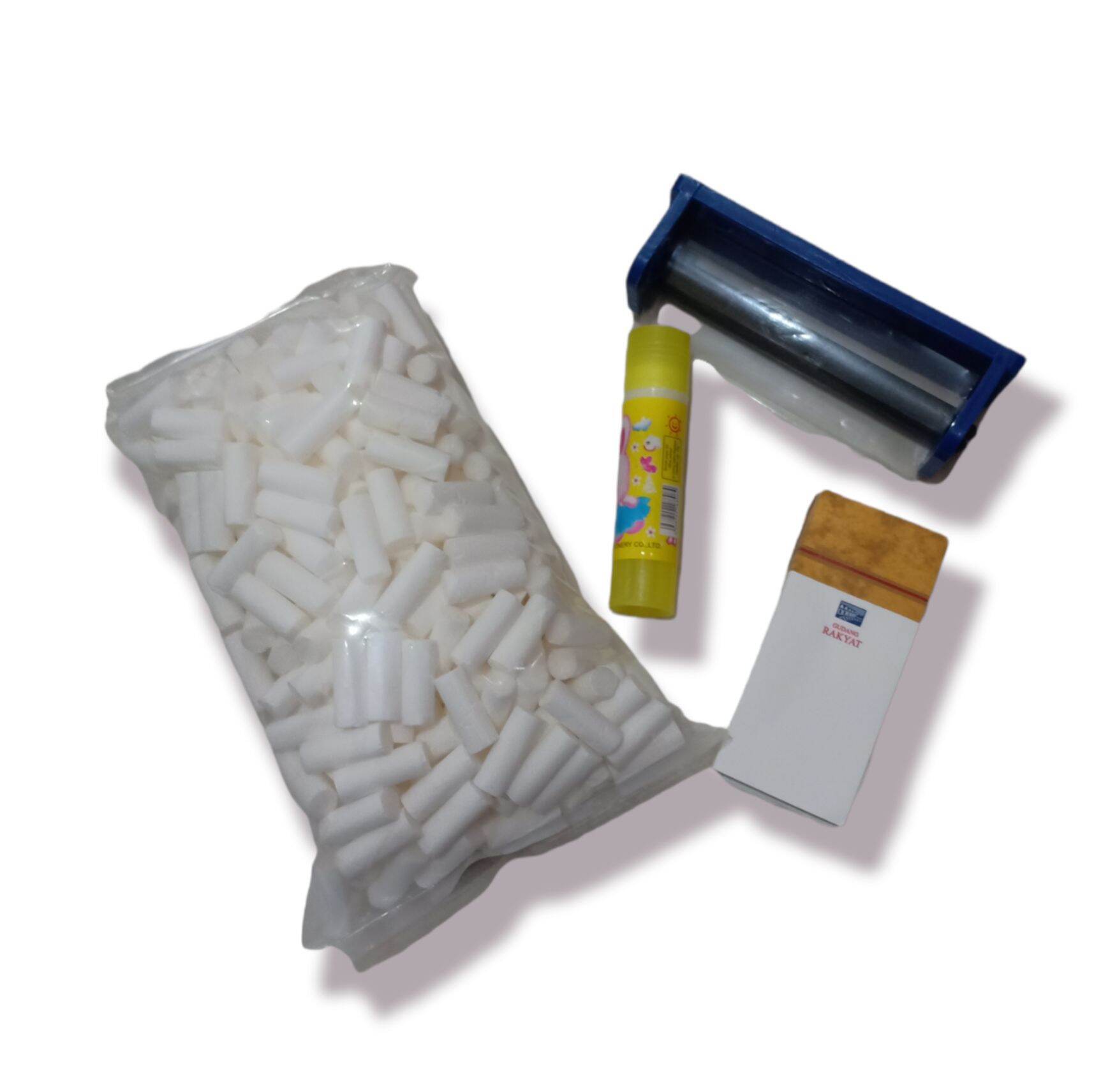 Paket Linting Lengkap Kertas Papir + Busa Filter + Lem Stick dan Alat ...