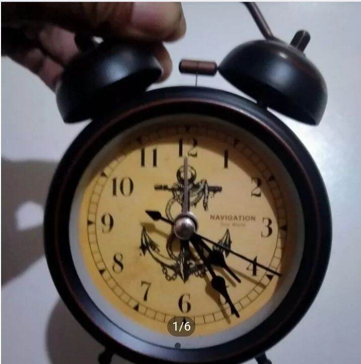 jam weker Beker jam meja bunyi kring klasik unik | Lazada Indonesia