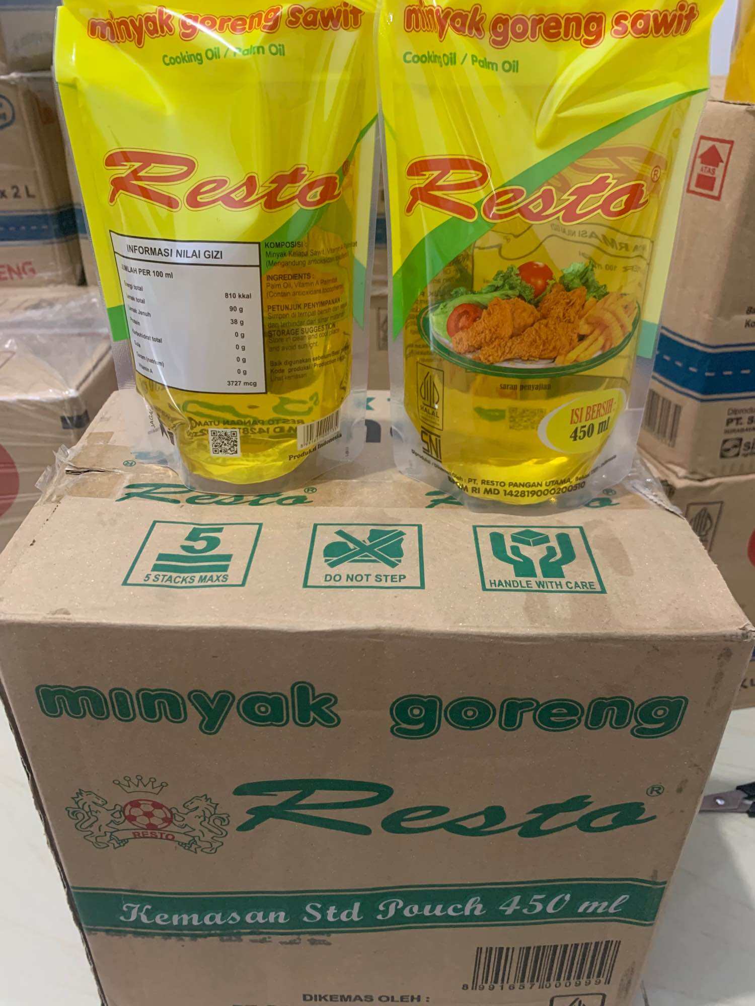 Minyak Goreng Resto 450 ML 1 DUS isi 24 PCS | Lazada Indonesia