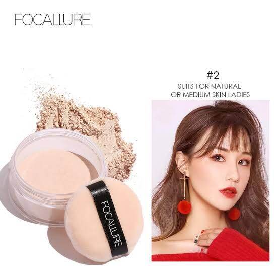 Focallure Super Fine Loose Setting Powder / Loose Powder / Bedak Tabur ...