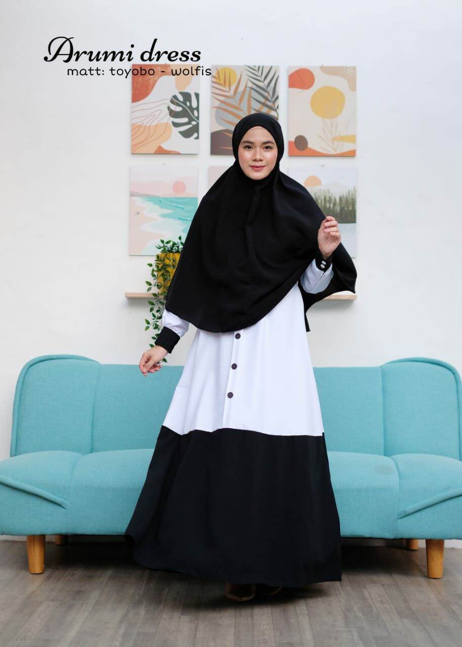 SERAGAM HITAM PUTIH/GAMIS HITAM PUTIH | Lazada Indonesia