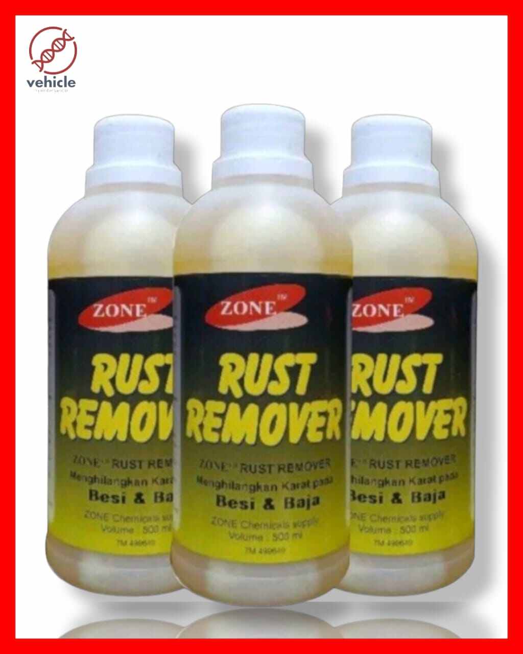 ZONE rush remover pembersih karat besi baja dan logam 500ml | Lazada ...