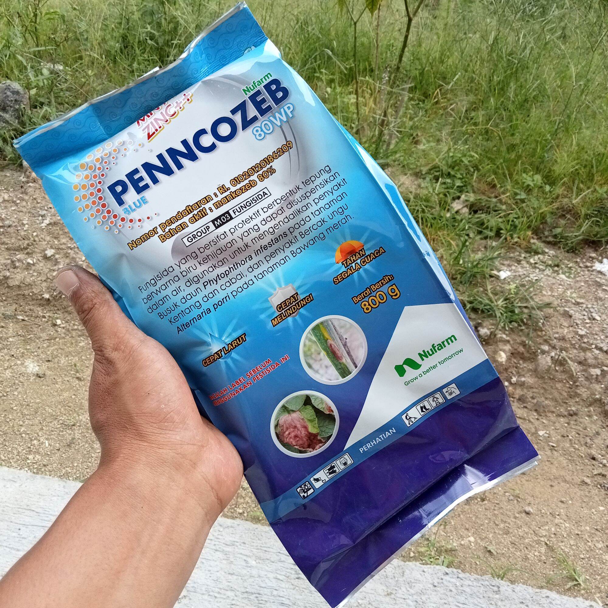 Fungisida Sistemik PENNCOZEB / Penkoseb 80 WP Mankozeb MN++ Plus Zinc ...