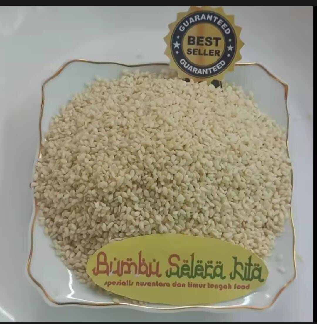 Biji Wijen Putih / White Sesame Seeds - 1 Kg Bumbu selera kita | Lazada ...