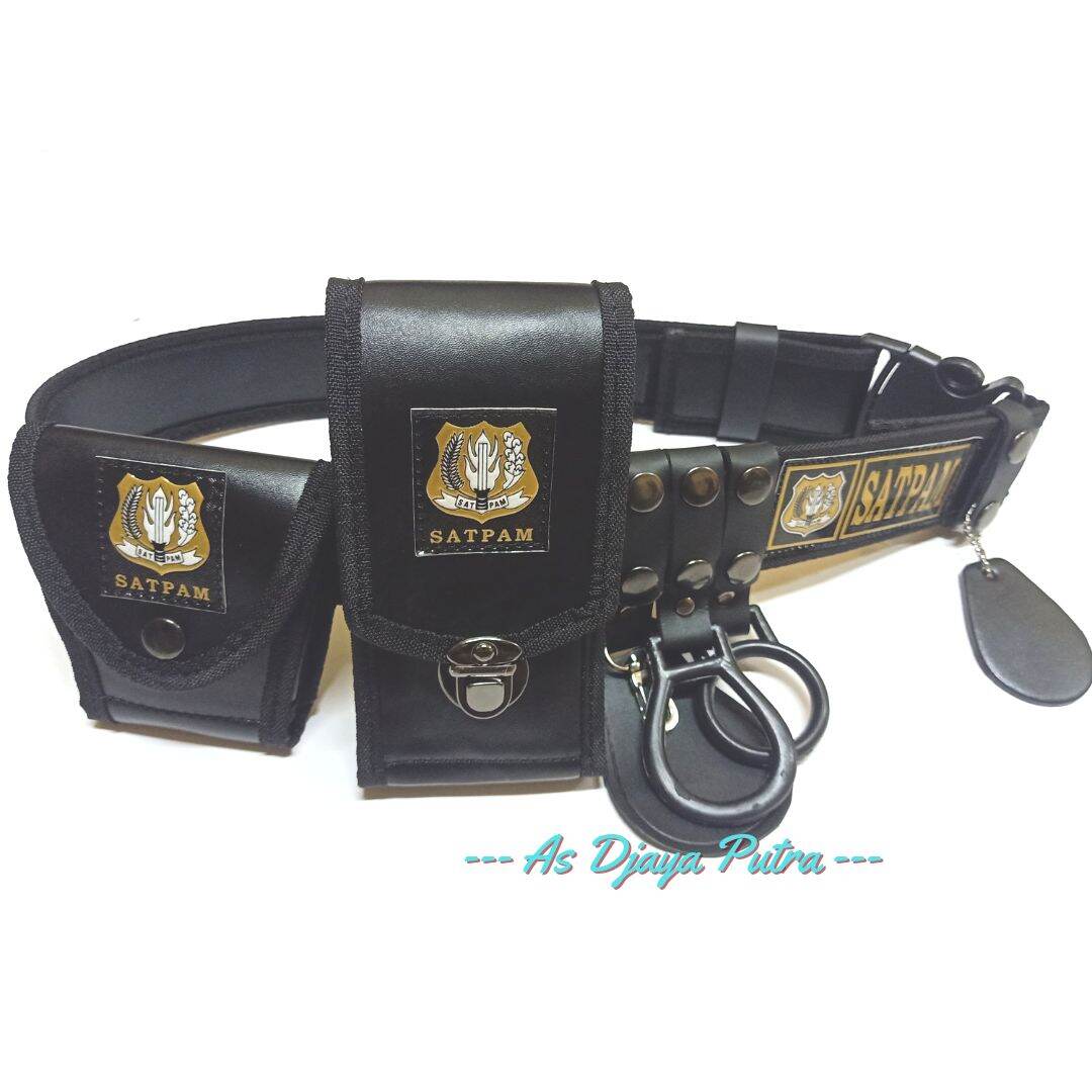 Kopel security sticker satpam gesper klick hitam dopp terbaru 2023 ...