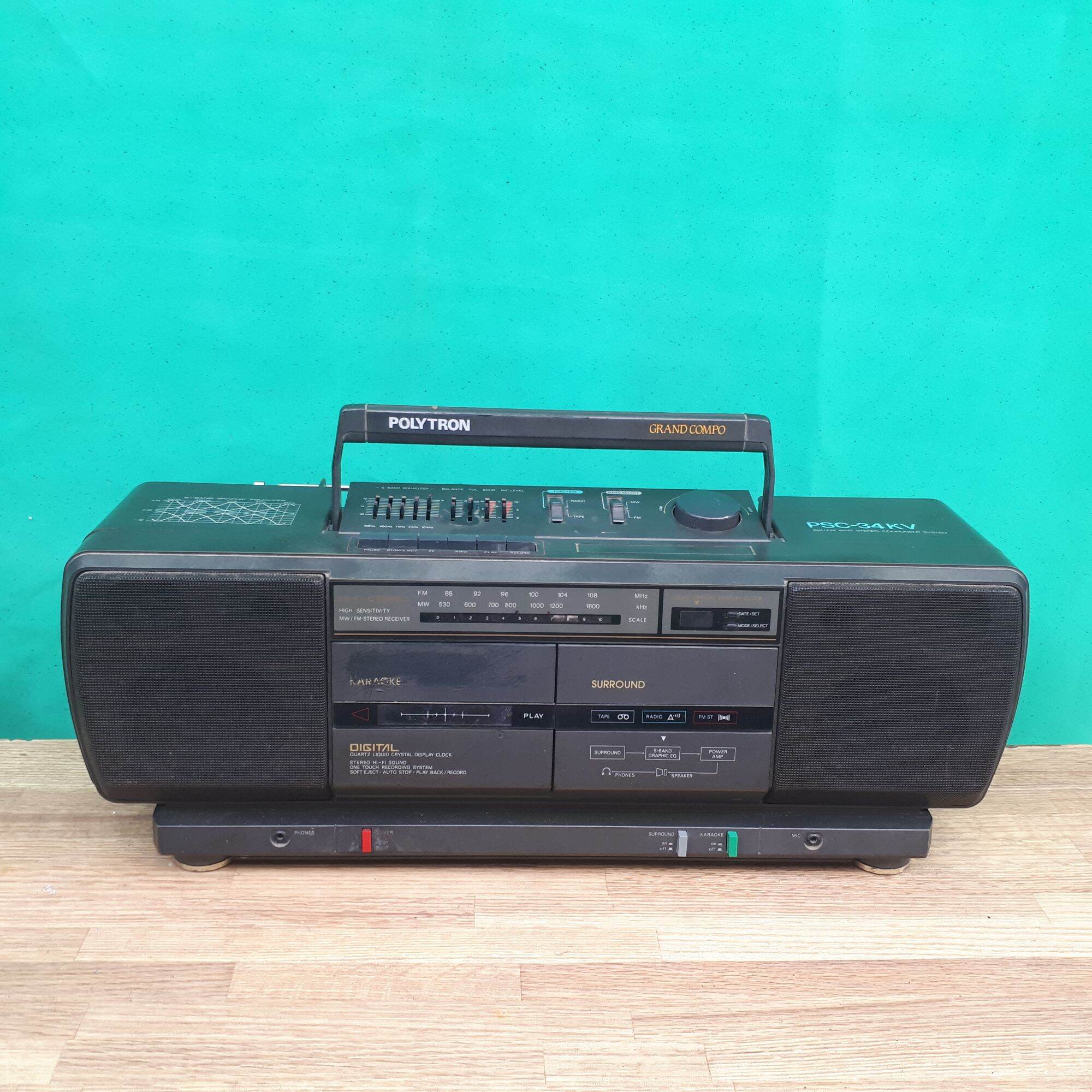 radio tape polytron psc 34kv radio tape normal (bekas) | Lazada Indonesia