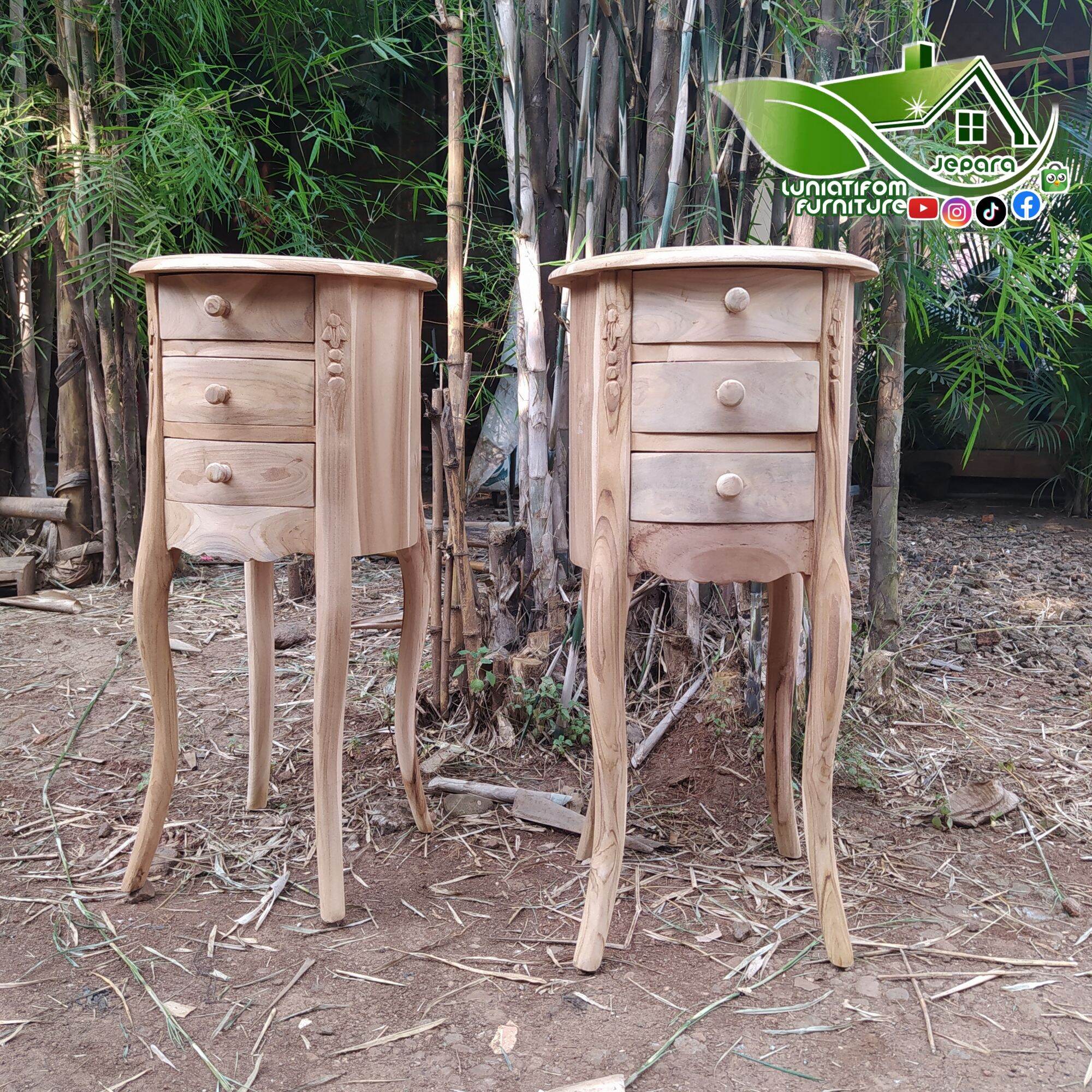 Nakas Cempolong Kayu Jati Mentahan | Lazada Indonesia