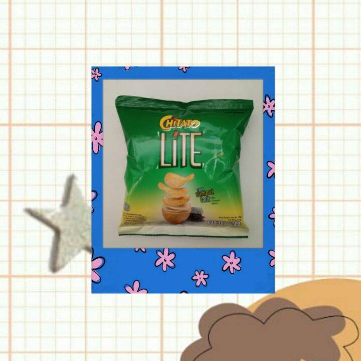 Ciki Chitato Lite Rasa Rumput Laut (Nori Seaweed Flavour) 14g 1 Renceng ...