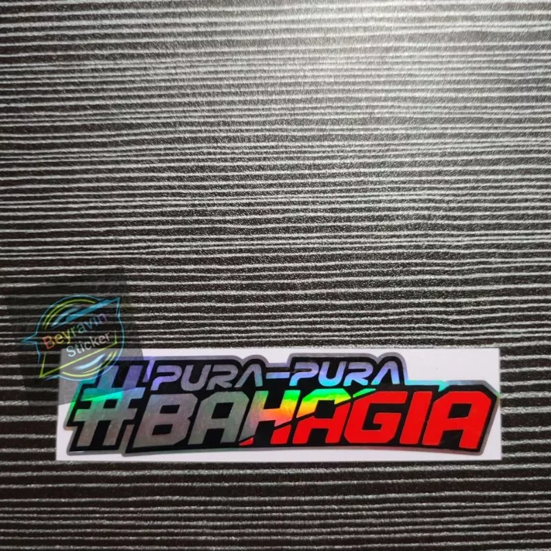 STICKER PURA PURA BAHAGIA CUTTING | Lazada Indonesia