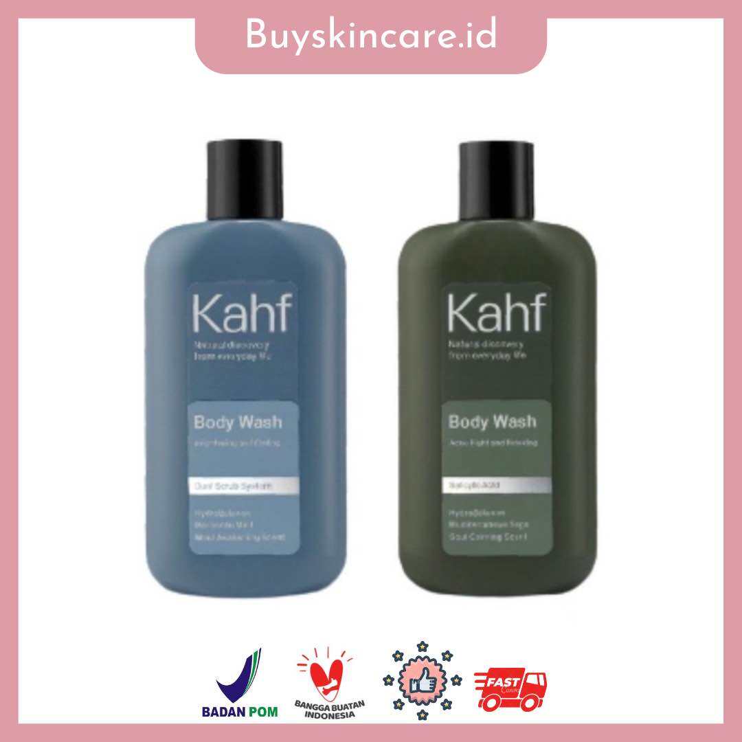 Kahf Brightening and Cooling Body Wash 200ml - Kahf Acne Fight and ...