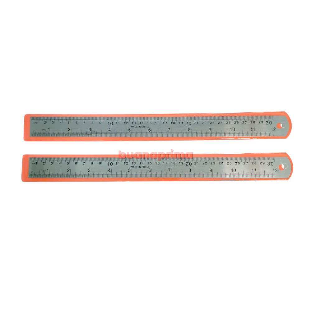 Penggaris Besi 30 cm Rol Metal Murah Tipis Ruler | Lazada Indonesia