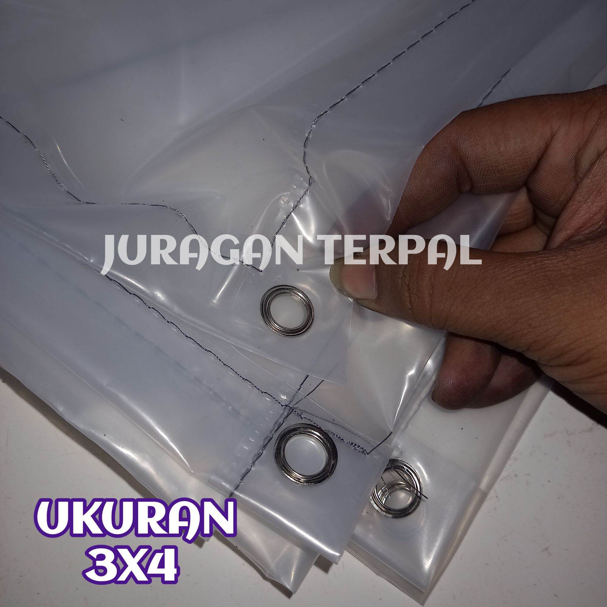 terpal plastik bening transparan ukuran 3x4 | Lazada Indonesia