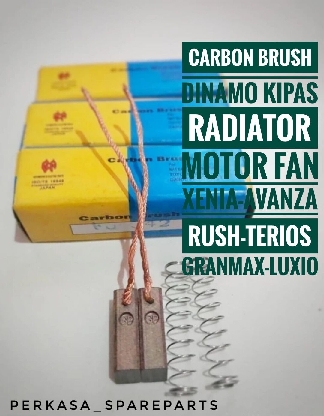 Karbon Carbon Brush Dinamo Kipas Radiator Motor fan Avanza Xenia ...