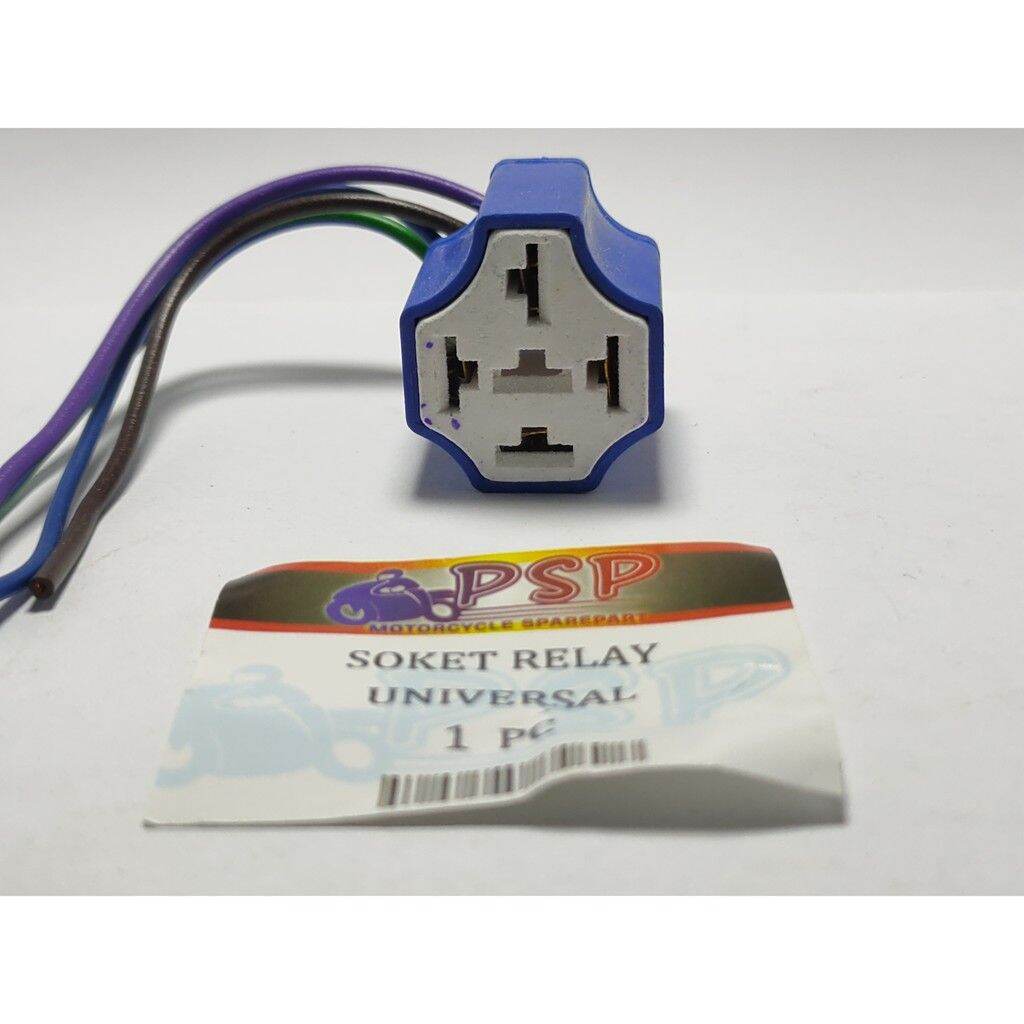SOKET RELAY KLAKSON UNIVERSAL - SOCKET LAWAN RELAY BEL KAKI 4 UNTUK ...