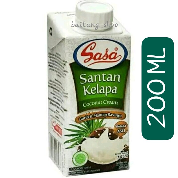 Sasa Santan Kelapa 200ml (cair) | Lazada Indonesia