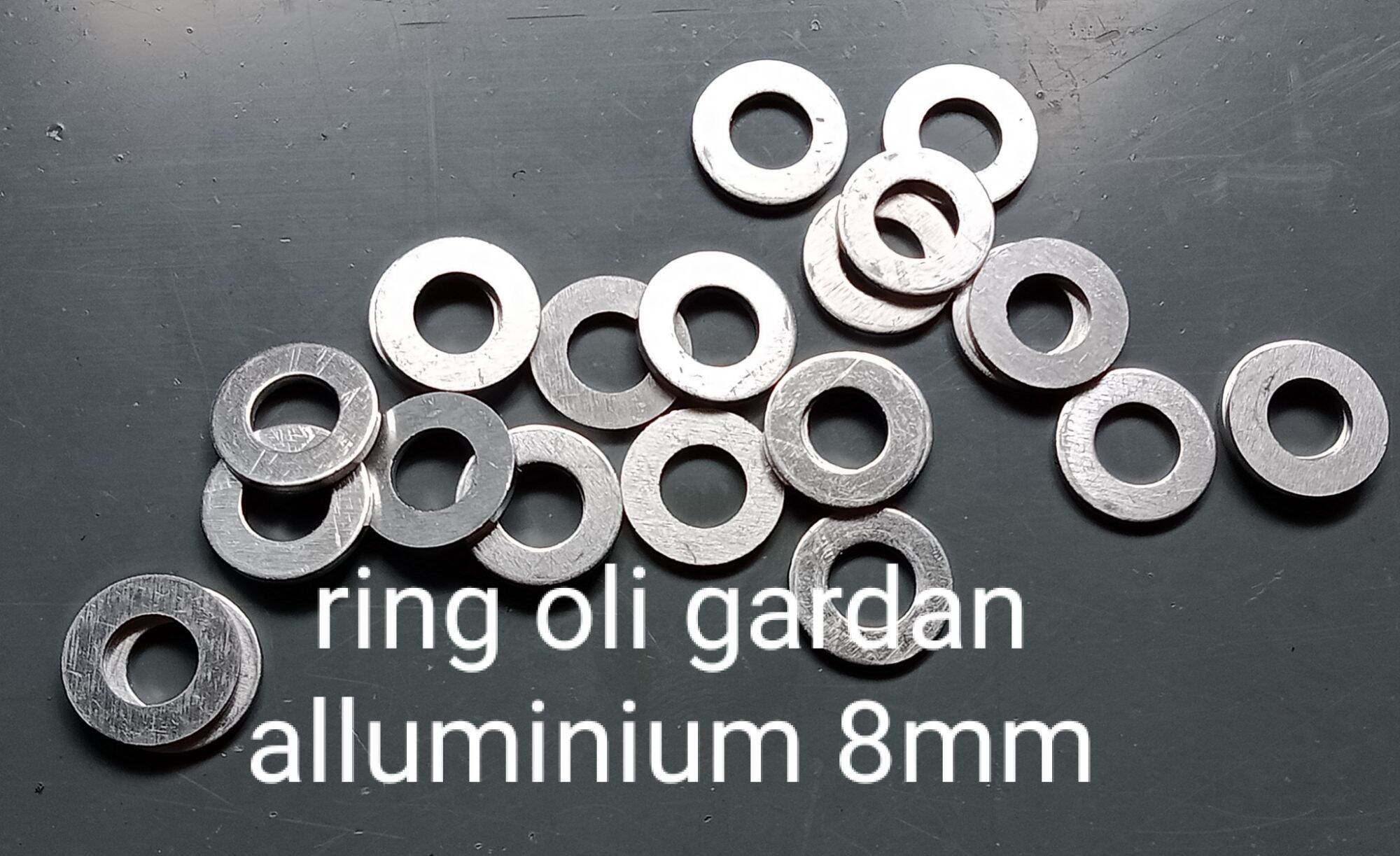 ring oli gardan 8mm alluminium ( 25 pcs ) | Lazada Indonesia