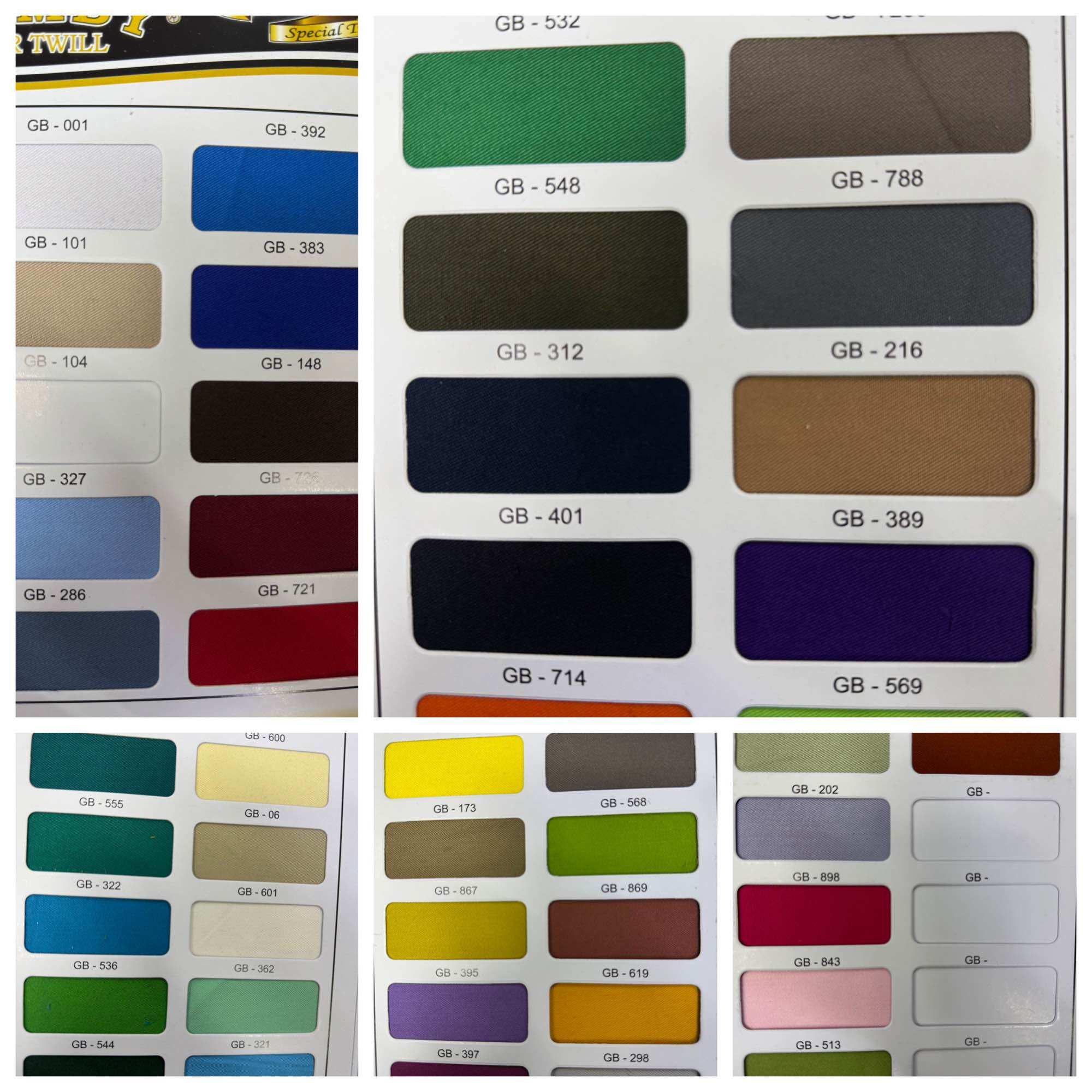 Kain Katun Special Twill Polos Premium / Bahan Twill Premium / Kain ...