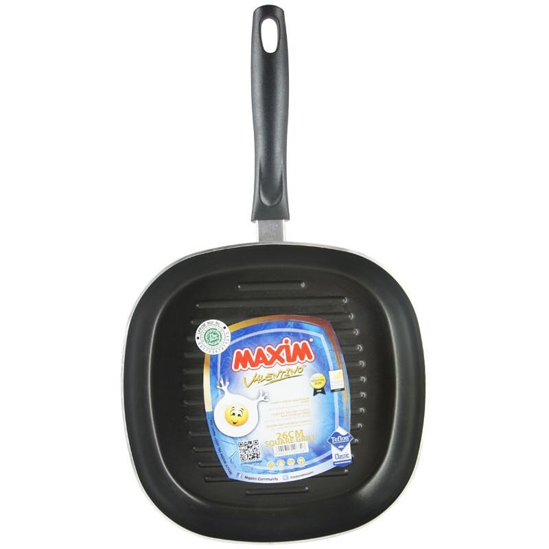 Teflon pembakaran Maxim/Square grill 26cm maxim. | Lazada Indonesia