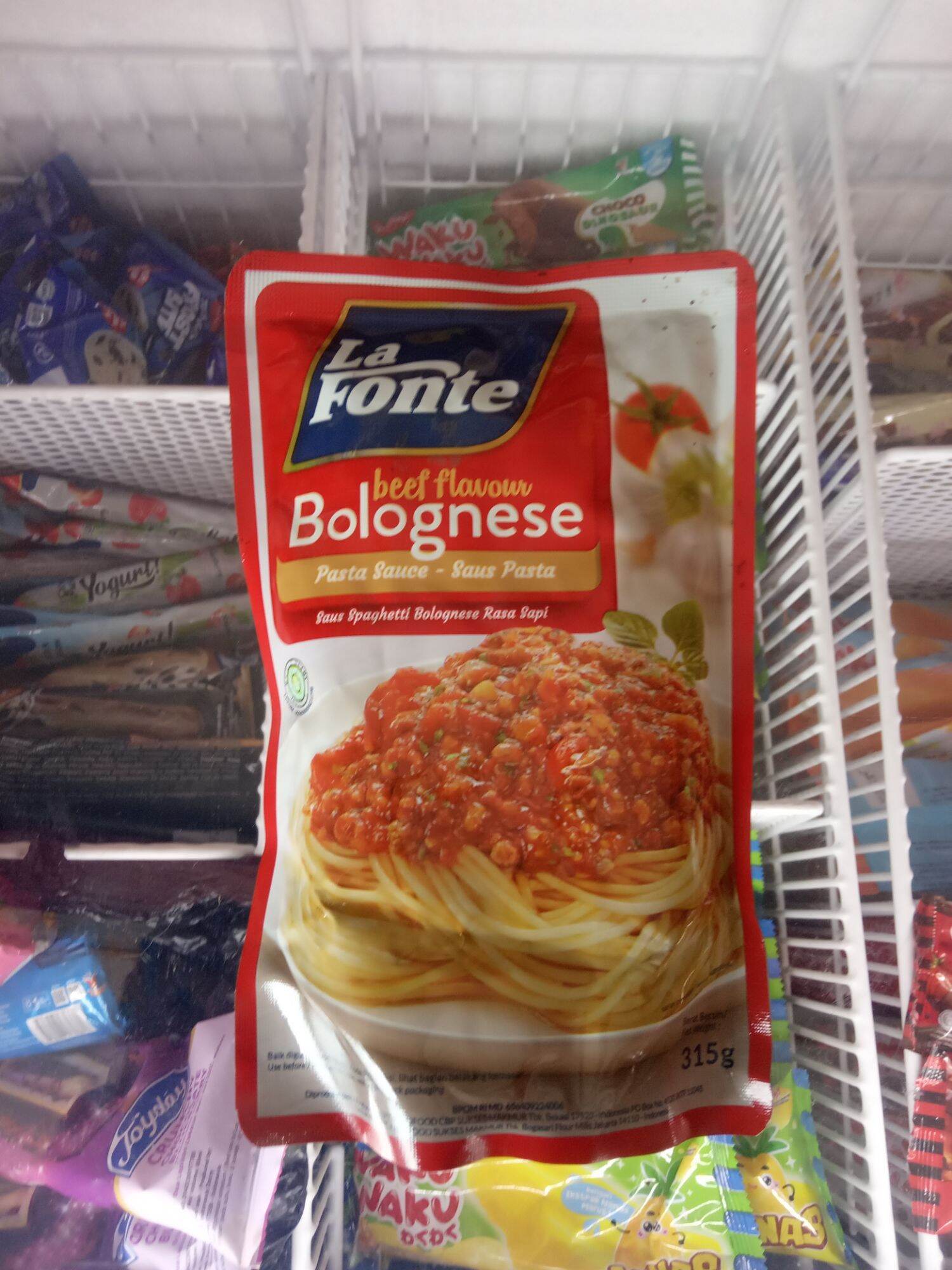 saus pasta sauce la fonte beef bolognese saus spaghetti 315 gr | Lazada ...