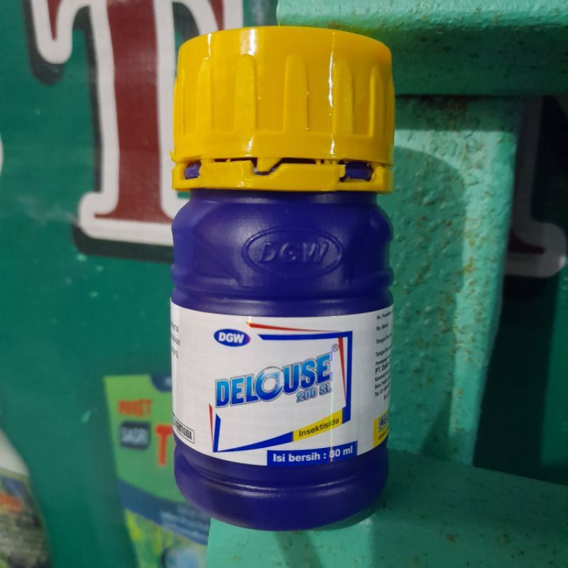 insectisida Delouse 200SL , isi 80ML.kontak dan lambung berwarna kuning ...