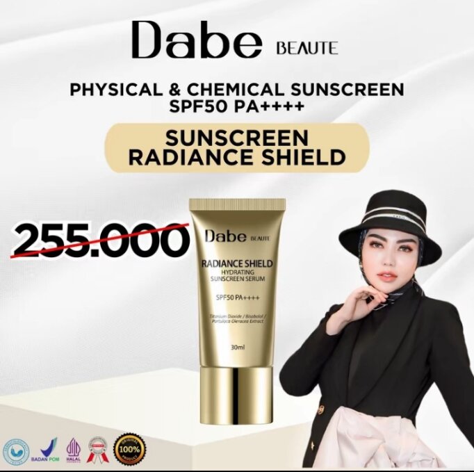 SUNSCREEN SPF 50 PA+++ FREE CUSHION DABE BEAUTE | Lazada Indonesia