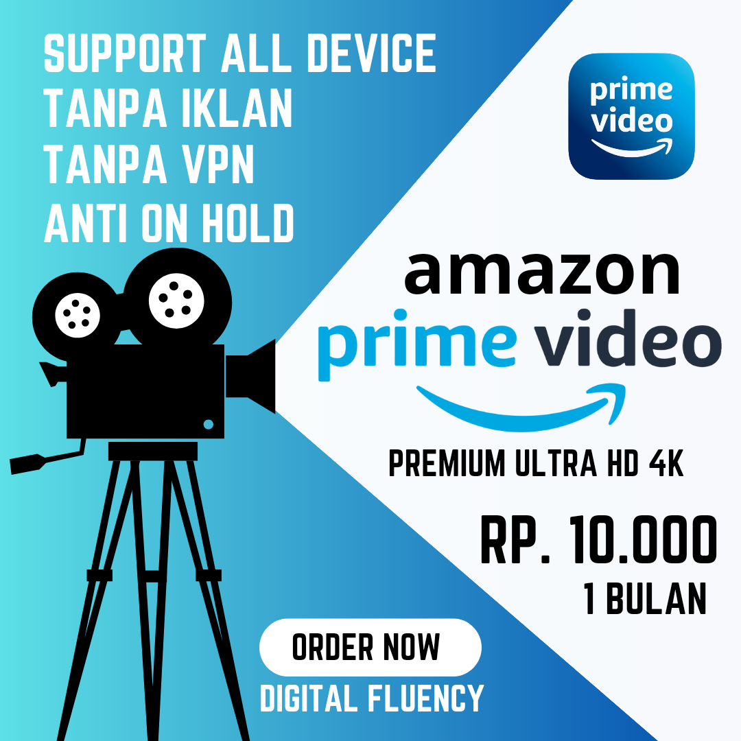 Amazon Prime Video Premium UHD 4K 1 Bulan Sharing Dan Private ...