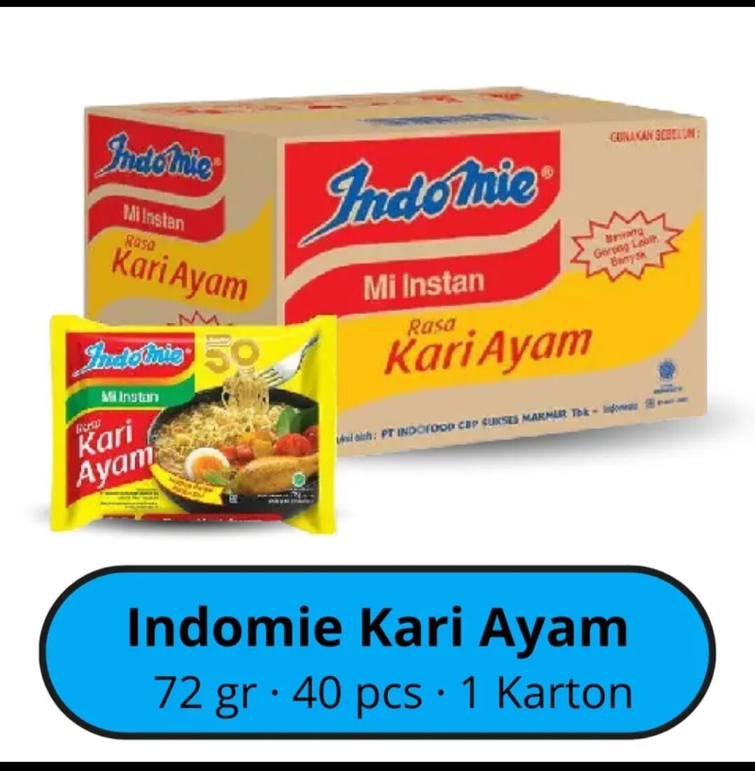 INDOMIE KARI AYAM/Satu Dus isi 40 pcs | Lazada Indonesia