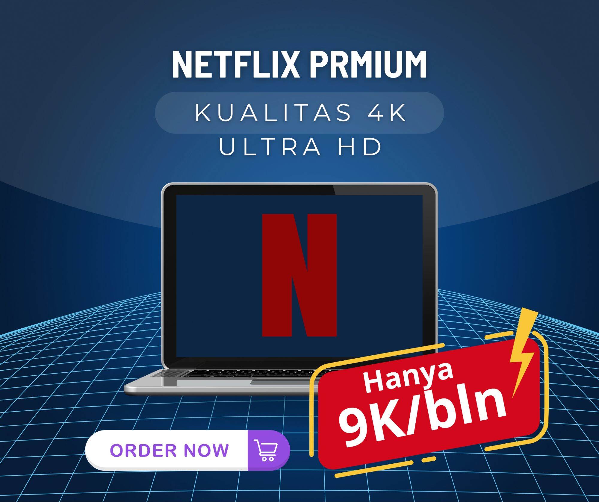 NETFLIX PREMIUM 4K ULTRA HD 1 BLN GARANSI | Lazada Indonesia