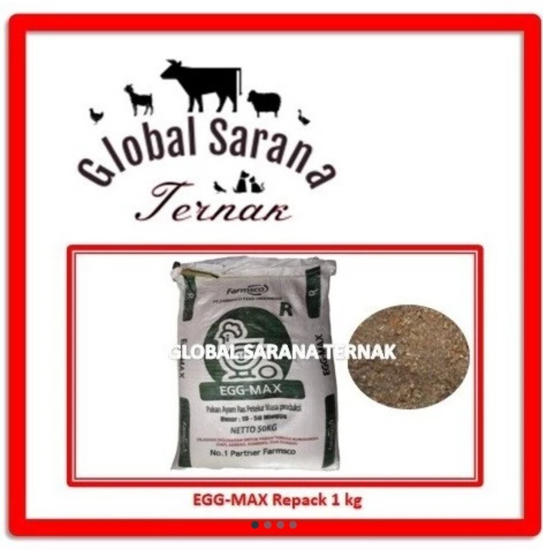 Pakan Ayam Petelur / Layer (Egg-Max Farmsco) Repack 1 kg | Lazada Indonesia