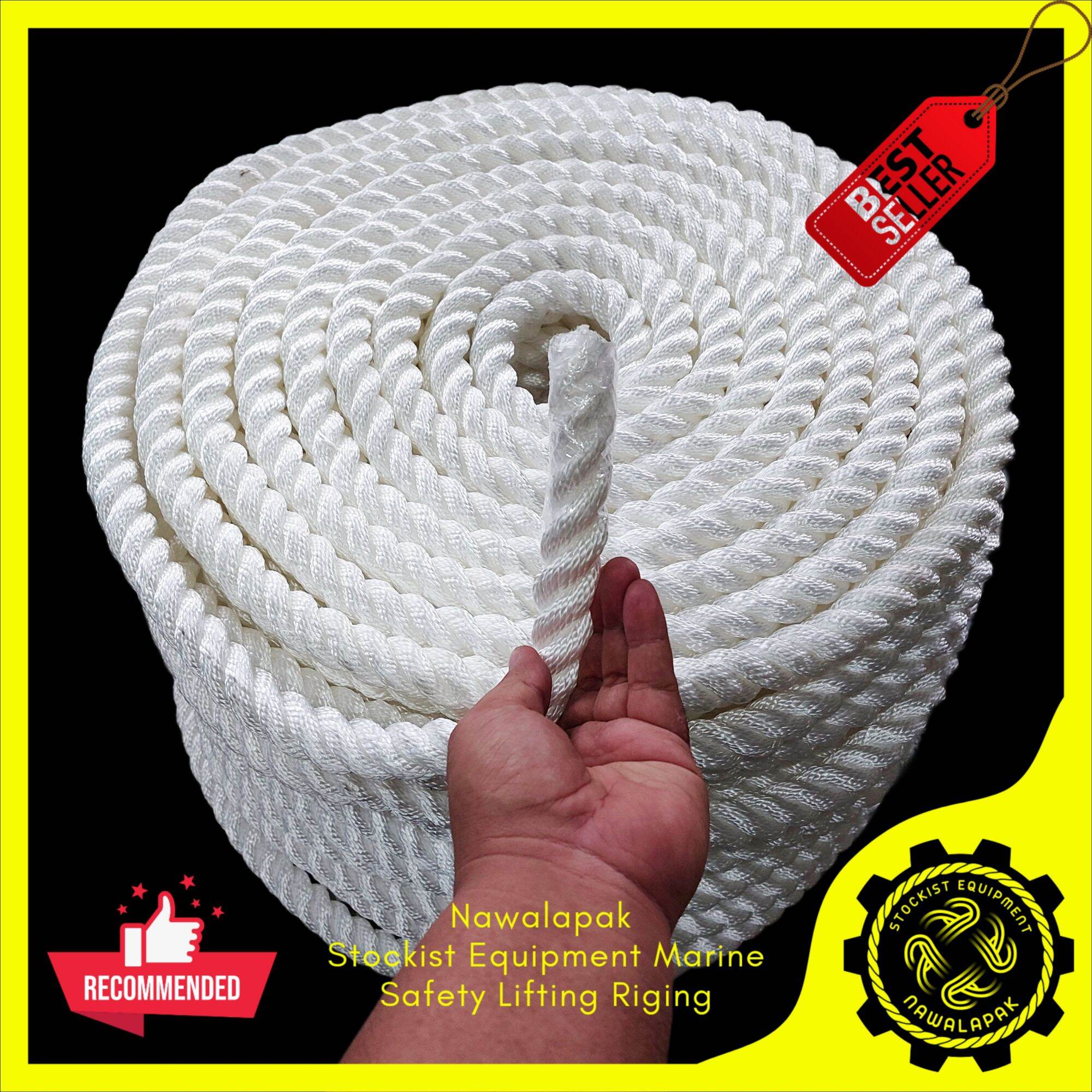 Tali tambang tampar nilon 20mm nylon eceran | Lazada Indonesia