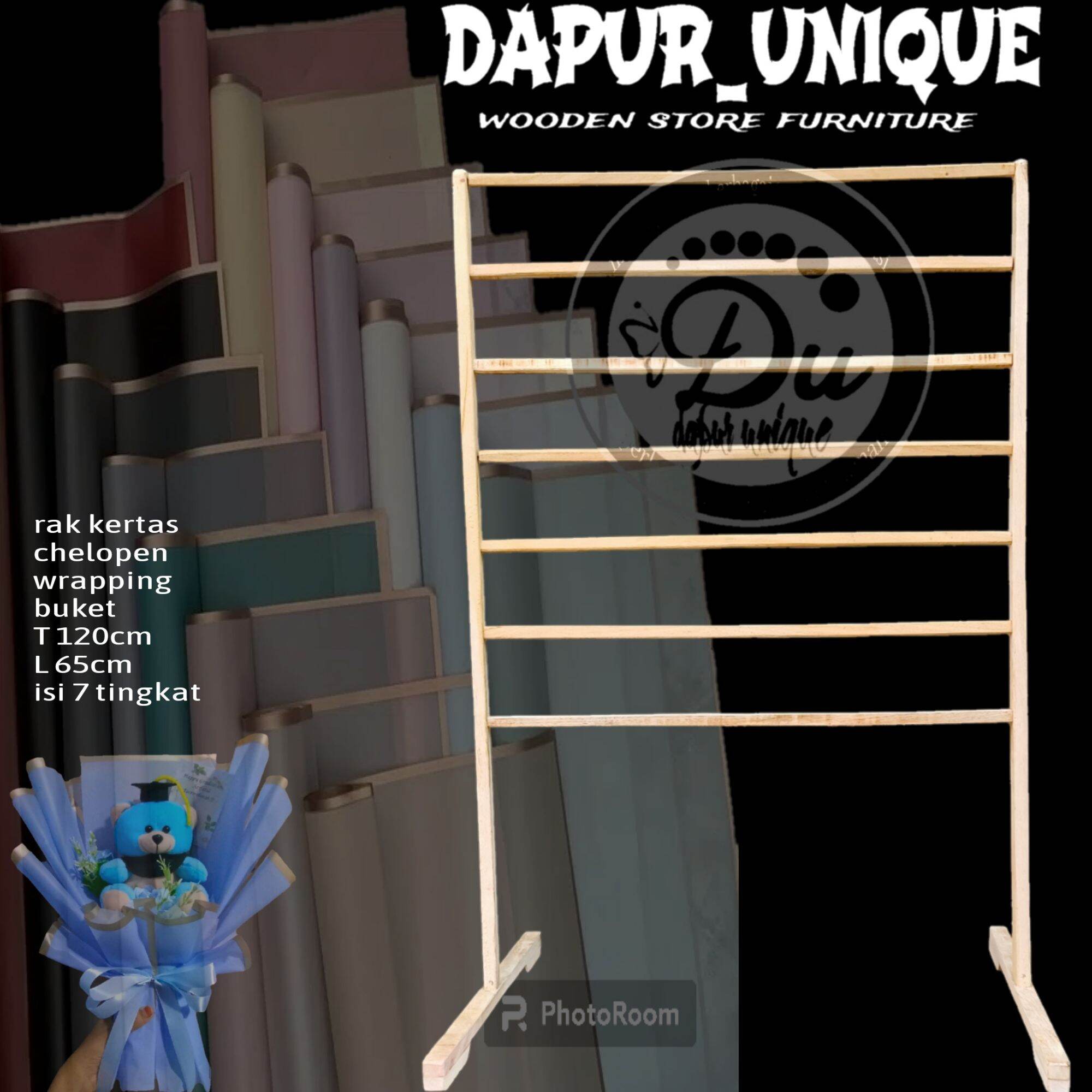 Rak Kertas Celopen / Rak Kertas Wrapping Buket / Rak kertas kado ...