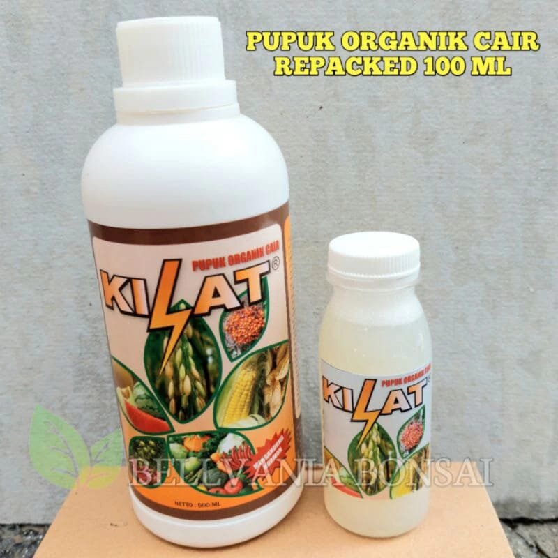 Pupuk Pelebat Buah Organik Cair KILAT mengandung hormon. isi 1 liter ...