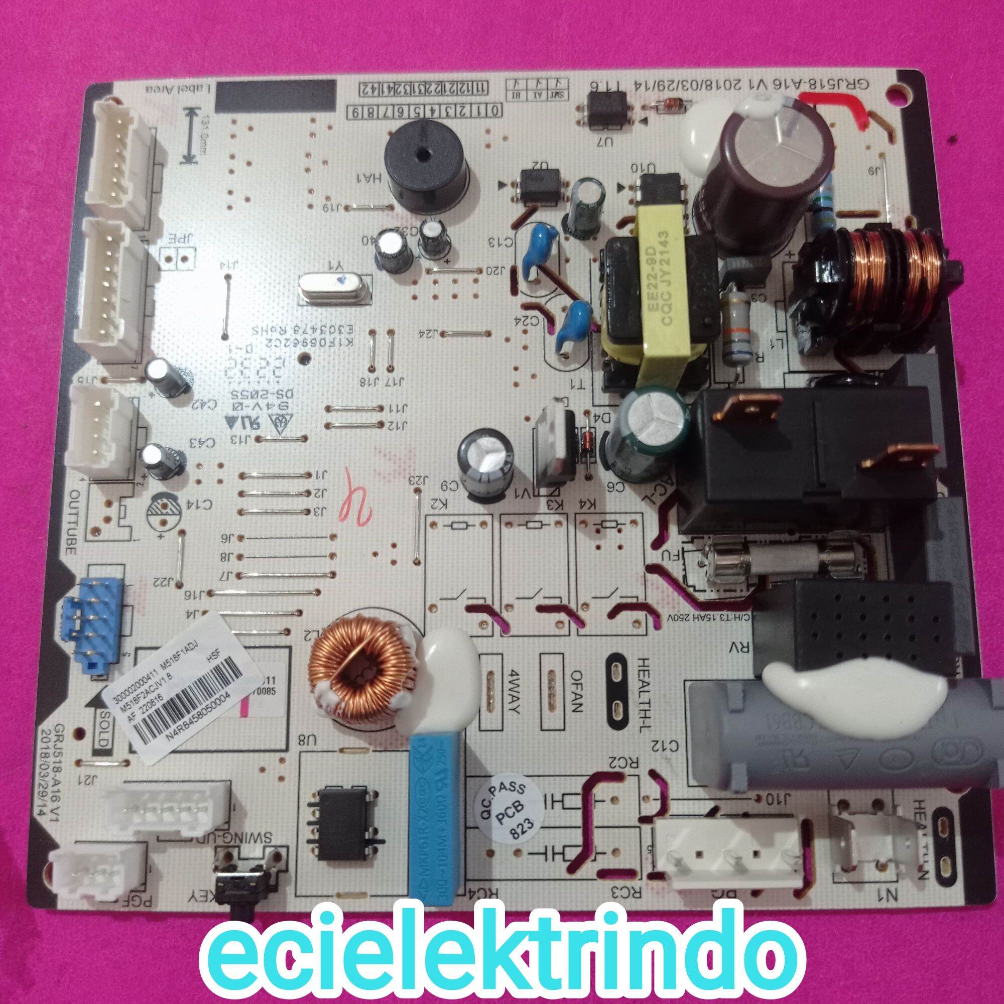 MODUL PCB INDOOR AC SHARP STANDAR ORIGINAL SHARP TYPE UCY 1/2 ~1 PK ...