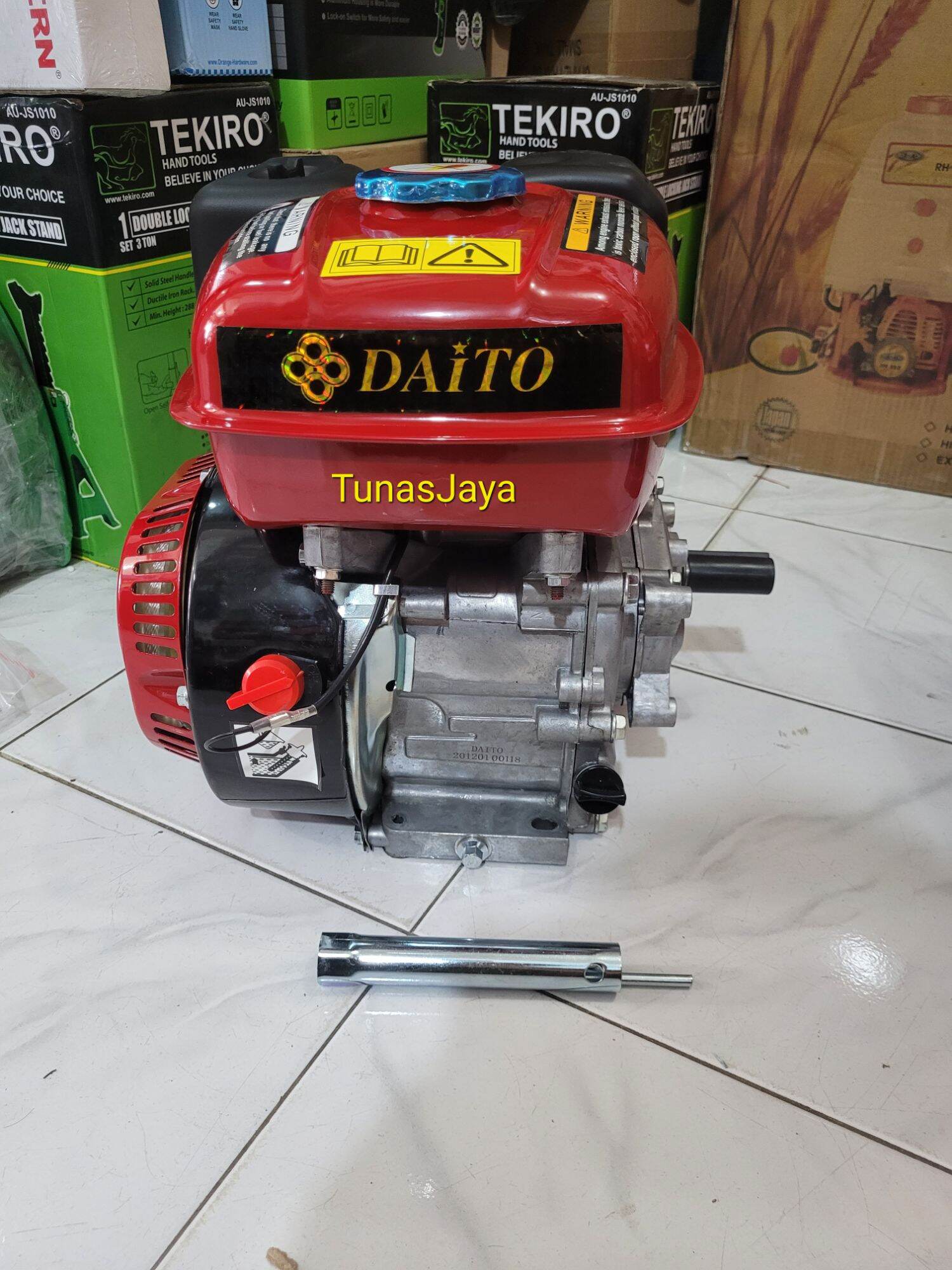Mesin Penggerak Bensin Putaran Lambat DAITO 7.5HP GX220 FA | Lazada Indonesia