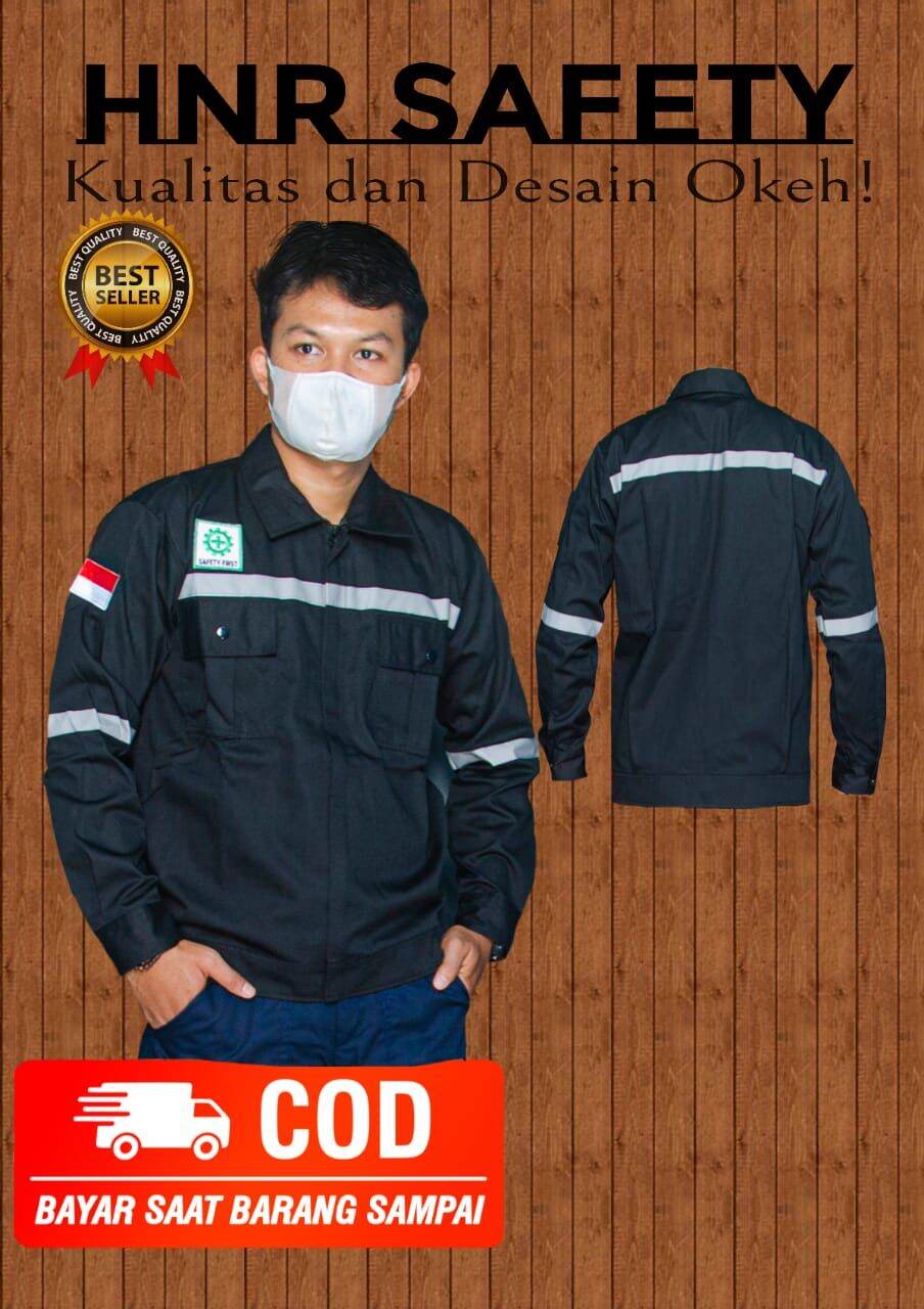 Pakaian Kerja Lapangan/ Wearpack Safety Atasan/ Lengan Panjang / APD K3 ...