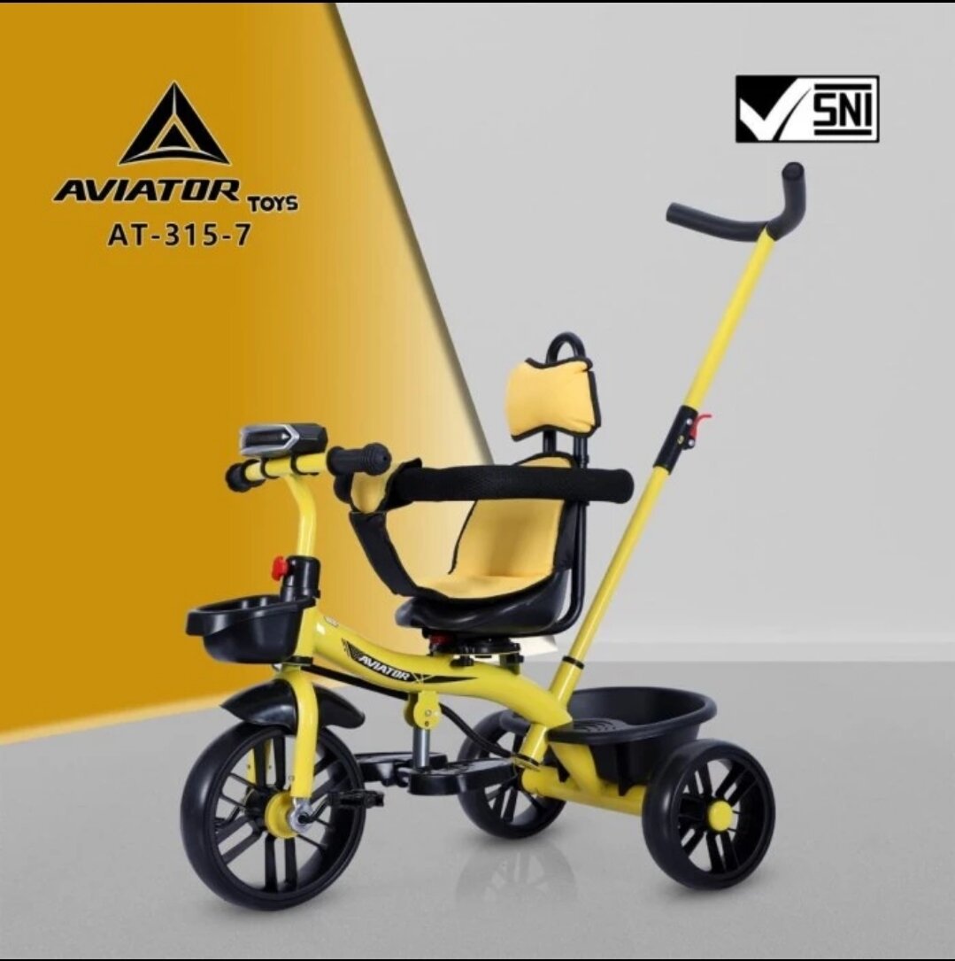 Stroller Sepeda Anak Roda Tiga Aviator AT-315-7 Tricycle AT315-7 AT 315 ...