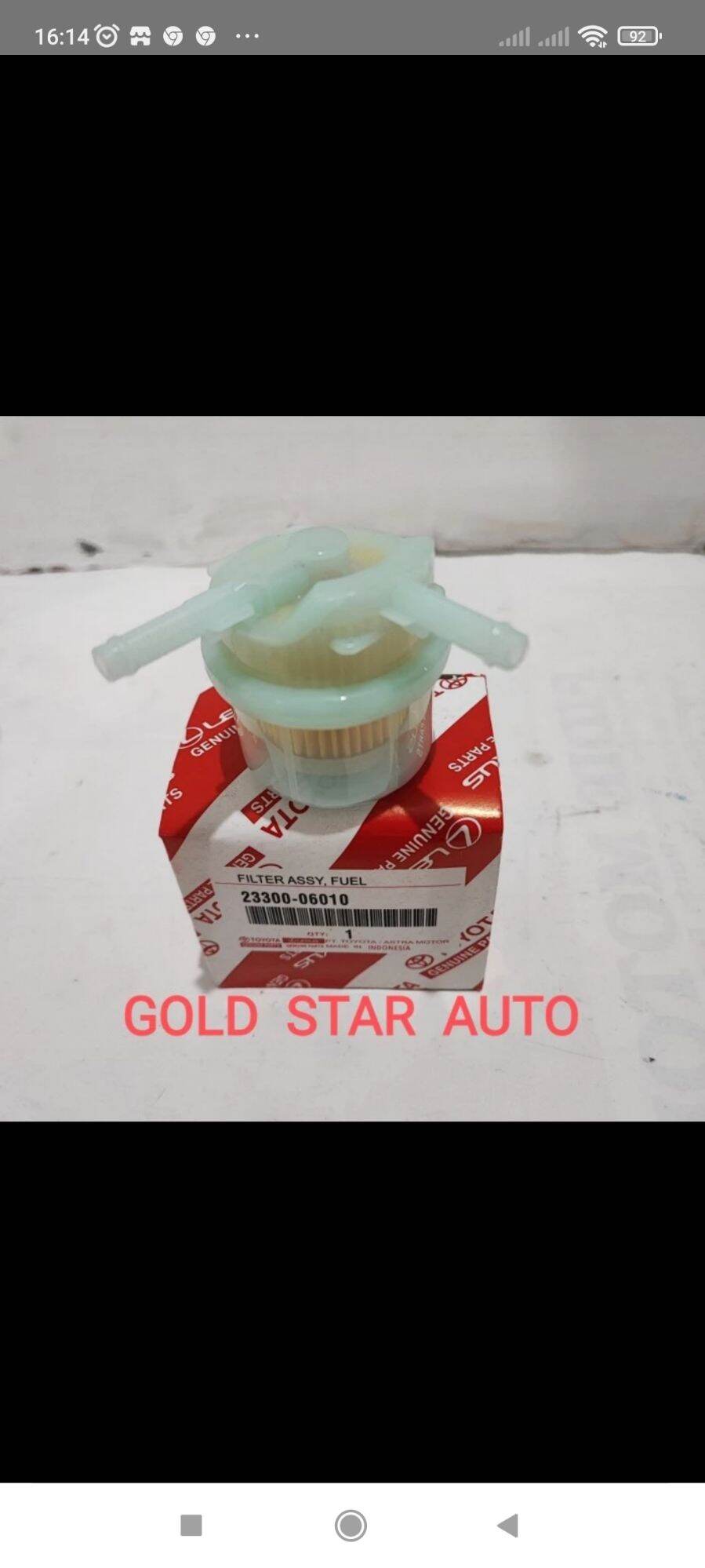 FILTER BENSIN FUEL FILTER TOYOTA KIJANG 5K SUPER KF40 KF50 23300-06010 ...