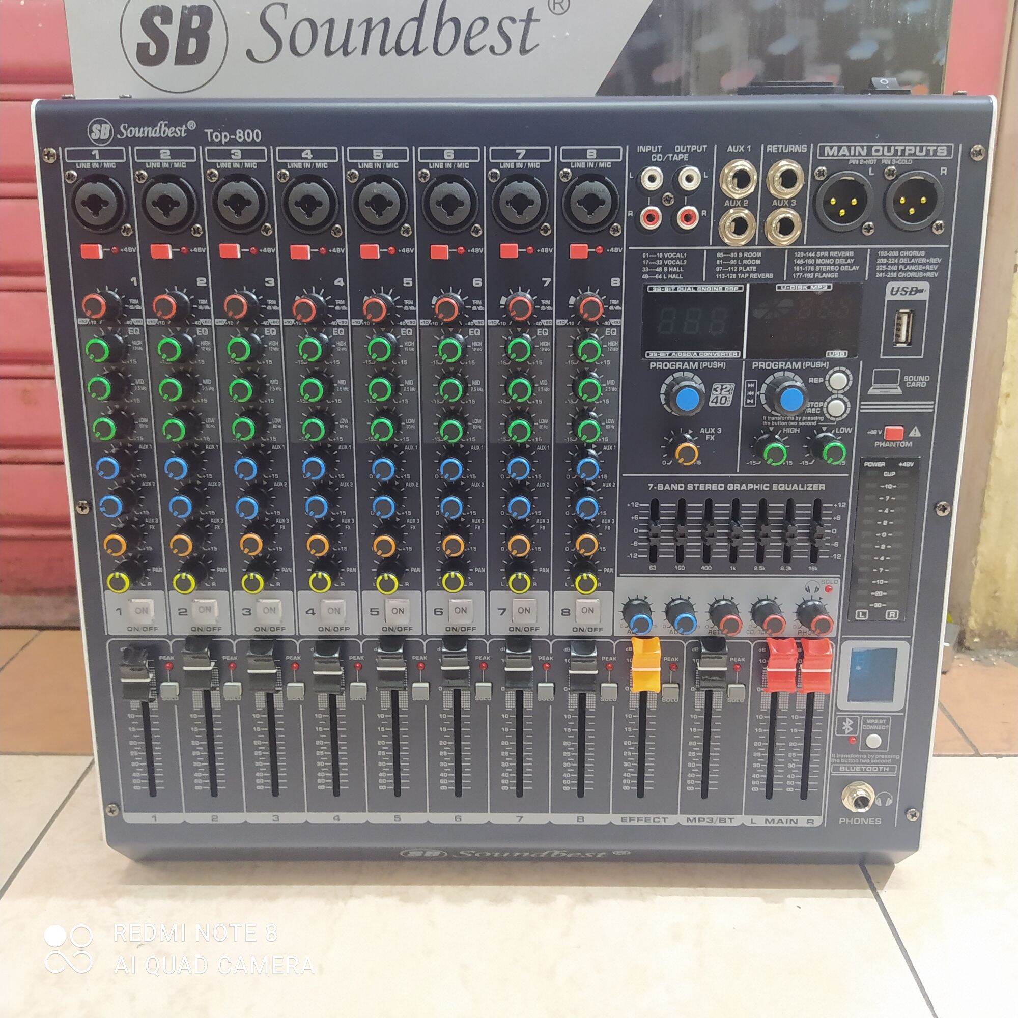 Mixer Soundbest Top 800 Original Bluetooth Top800 | Lazada Indonesia
