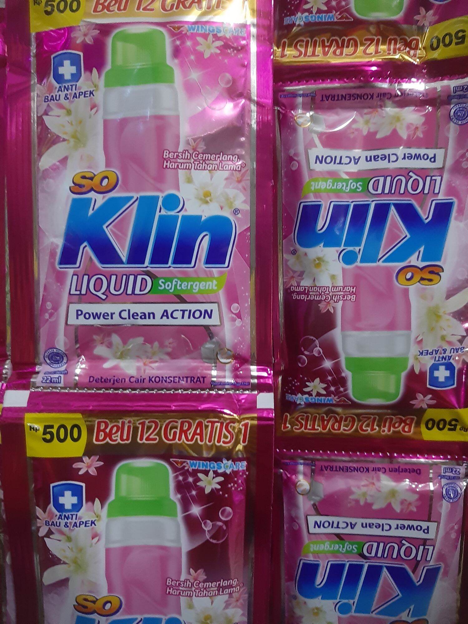 wings soklin liquid 22ml x 12 sachet | Lazada Indonesia