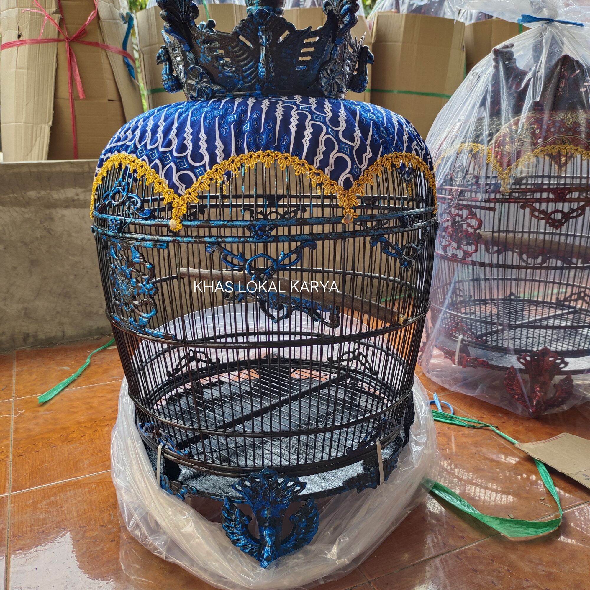 SANGKAR BURUNG KHAS TRADISIONAL INDONESIA KANDANG PERKUTUT MAHKOTA ...