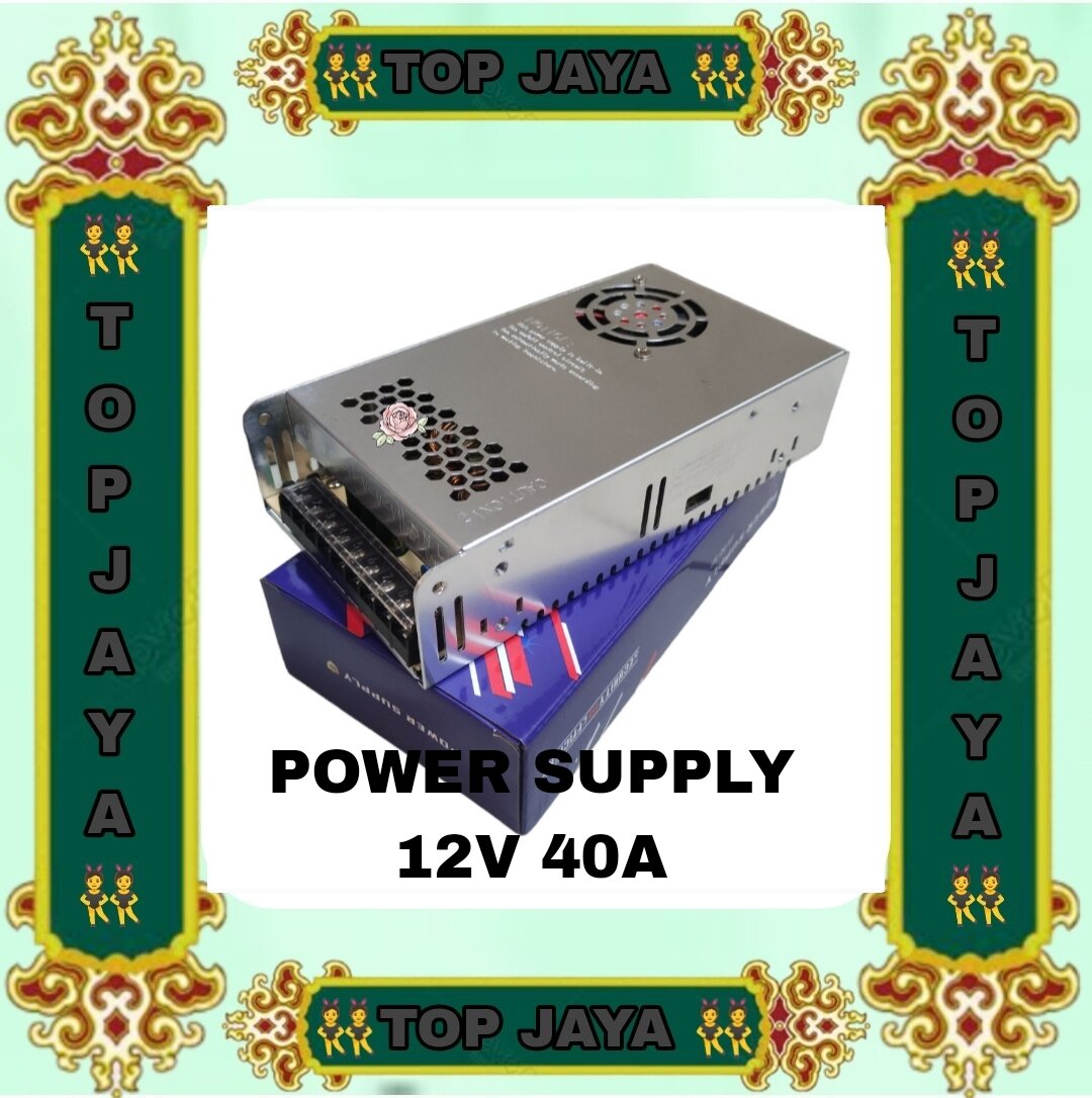 Power Supply Cctv 12V 40A Power Suply Switching 40 Ampere 12 Volt PSU ...