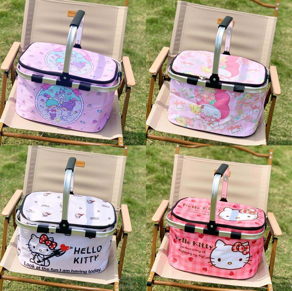 Tas bekal piknik tahan panas motif sanrio my melody, cinnamoroll ...